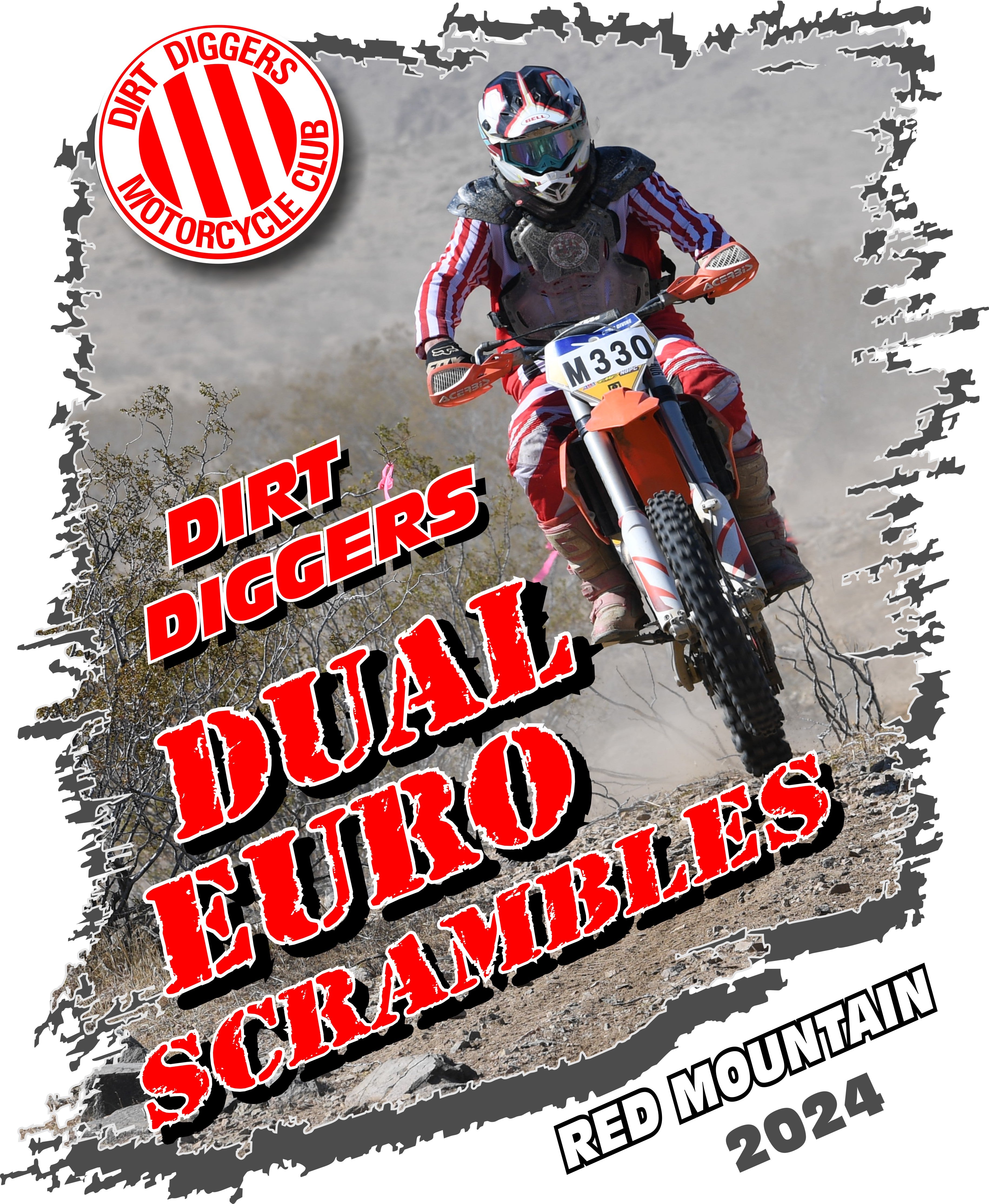 2024 Dirt Diggers Dual Euro Scrambles Event Apparel – Race Desert