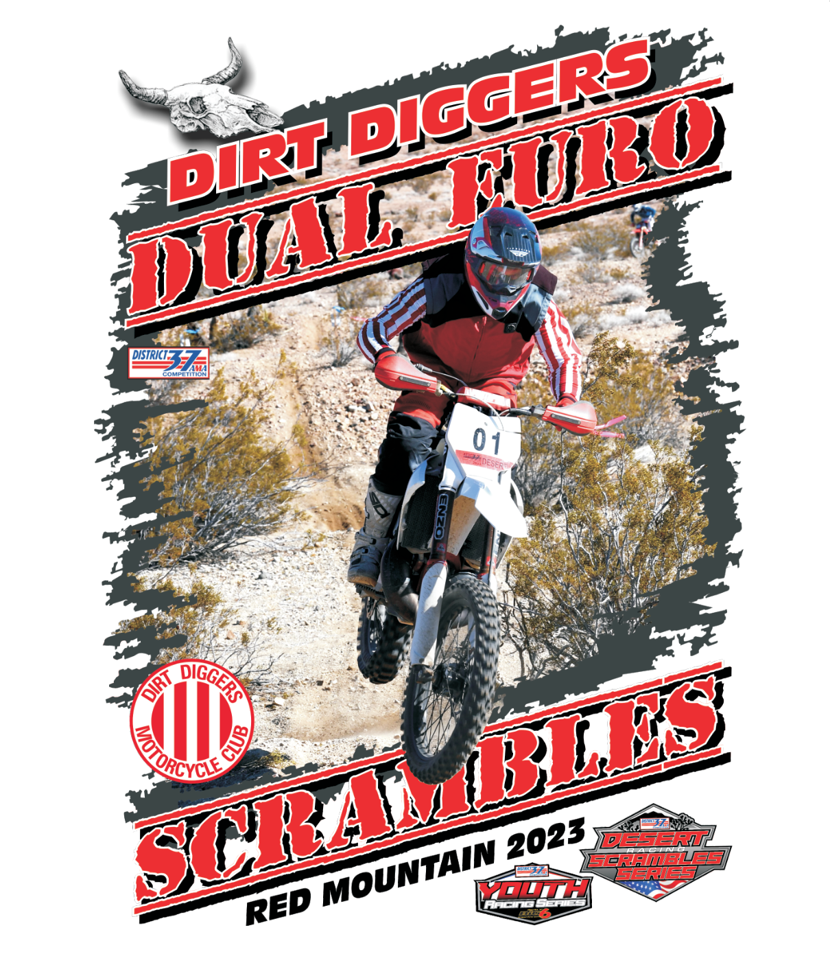 Official Apparel of the Dirt Diggers 2023 Dual Euro – Race Desert