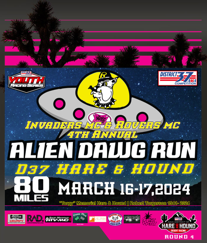 Alien Dawg Run - Rovers / Invaders 2024 Hare & Hound – Race Desert